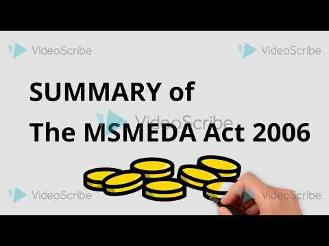 Micro Small Medium Act 2006(MSMEDA) Summary