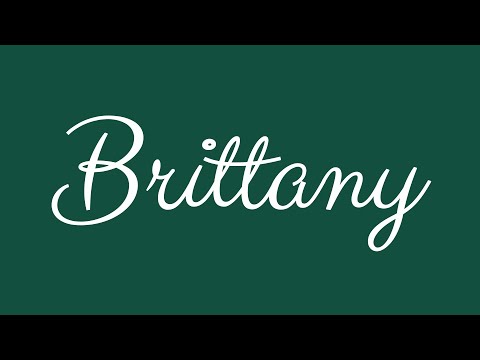 Learn how to Sign the Name Brittany Stylishly in Cursive Writing