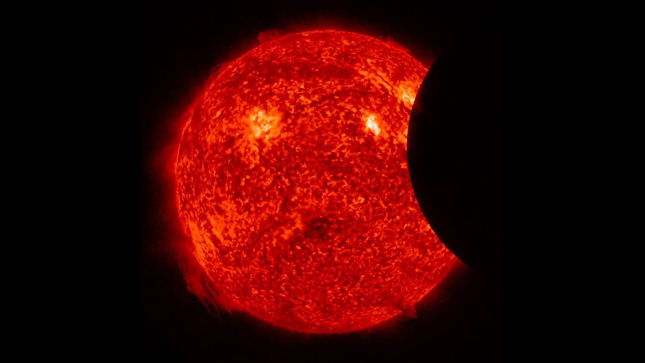 Partial Solar Eclipse From Space -  Feb. 21, 2012