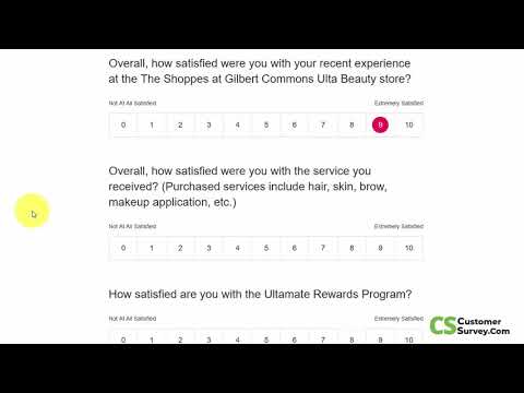 Ulta Guest Satisfaction Survey | 2023