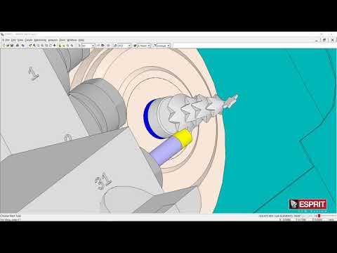 Tsugami B0205 MATC Demo with ESPRIT