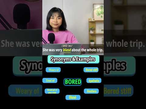 🎯7 Useful Synonyms for 'Bored' #english #shortsviral #learnenglish #tipstolearnenglish