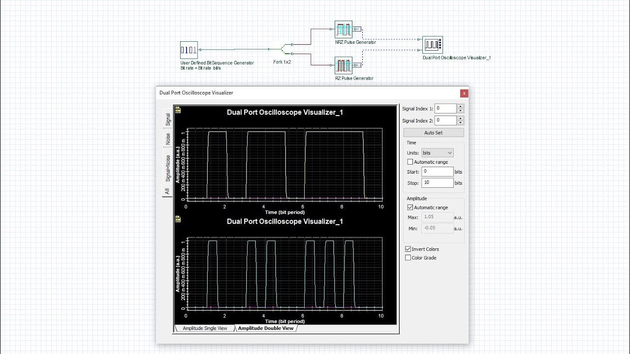 Introduction to Optisystem - How To Setup The RZ Pulse Generator
