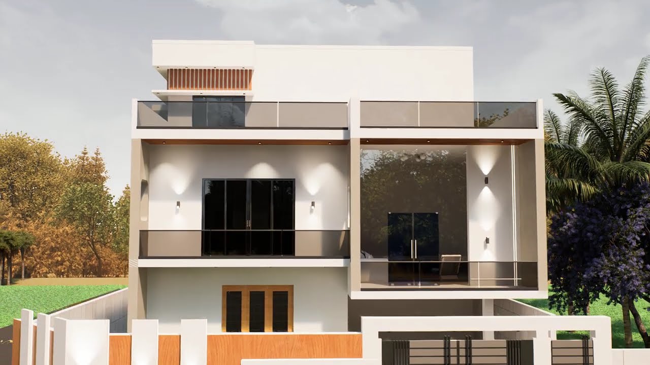 3D Elevation Project 05 #coimbatore #construction