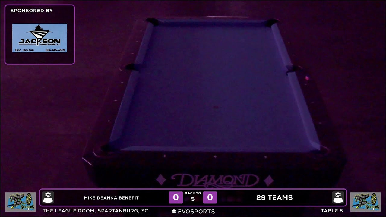MIKE DEANNA BENEFIT vs 29 TEAMS - THE LEAGUE ROOM - TABLE 5 | EvoSports