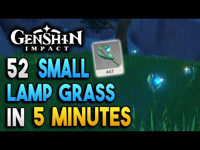 All Genshin Impact lamp grass locations with Interactive map