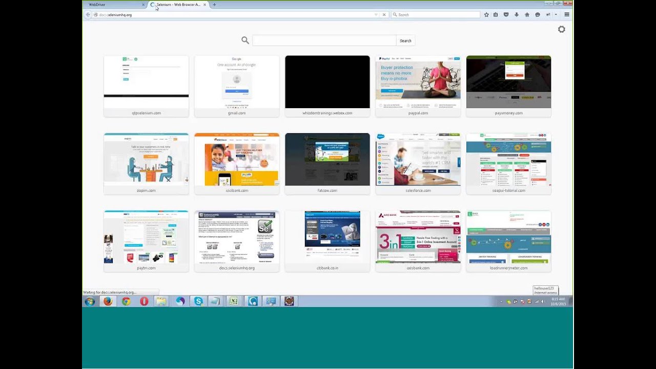 Selenium Training WebDriver Tutorial  2