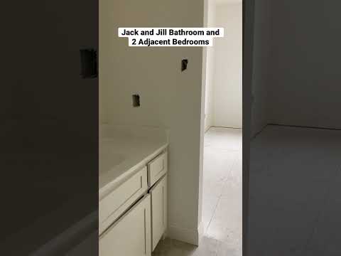 Jack and Jill Bathroom - New Home Construction #shorts #tastysproutschannel