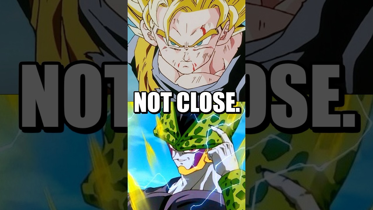 SSJ2 Goku VS Cell is NOT Close.
