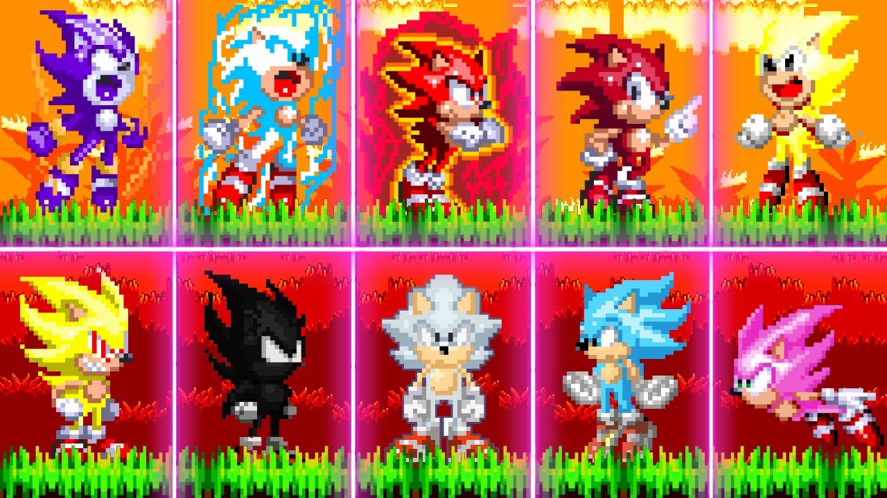 Evolution of Super Sonic Forms - Sonic 3