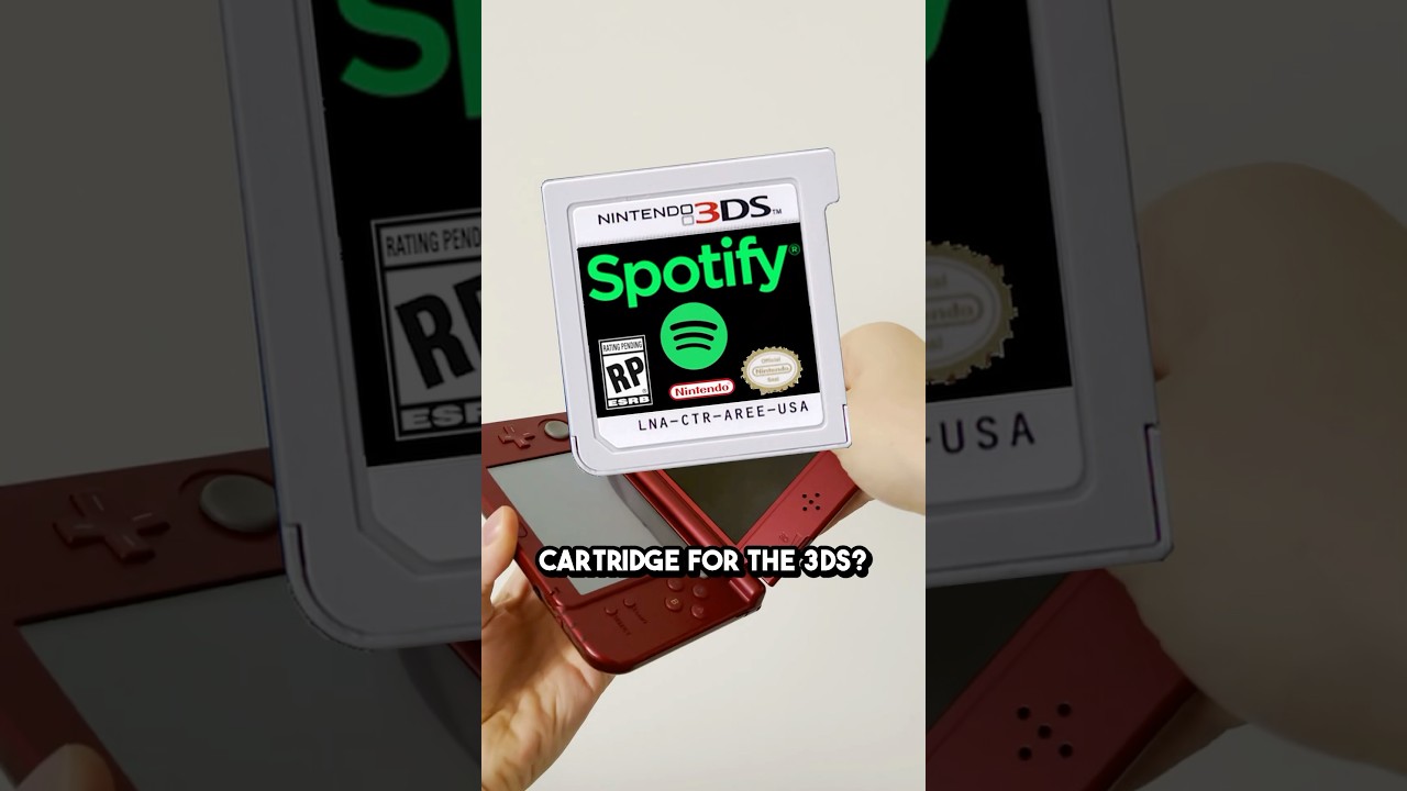 Spotify on 3DS?! #nintendo #spotify #shorts