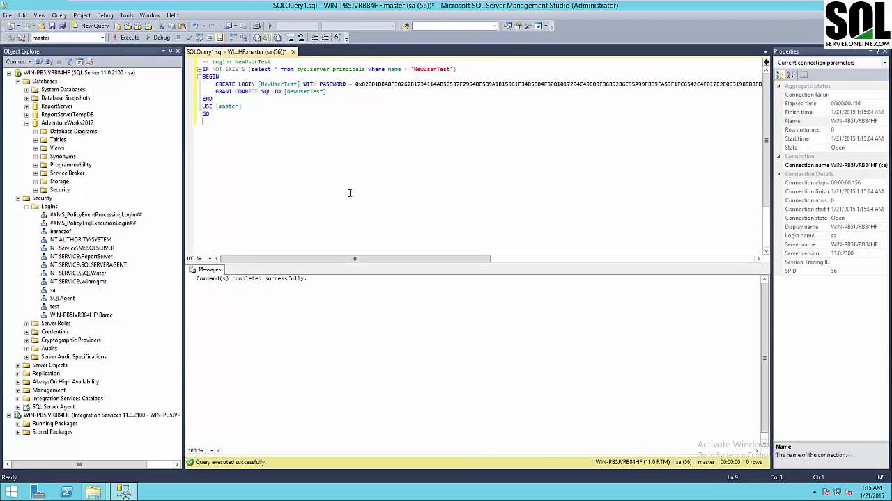 SQL Server Database Transfer / Backup and Restore / Import Export Data Wizard