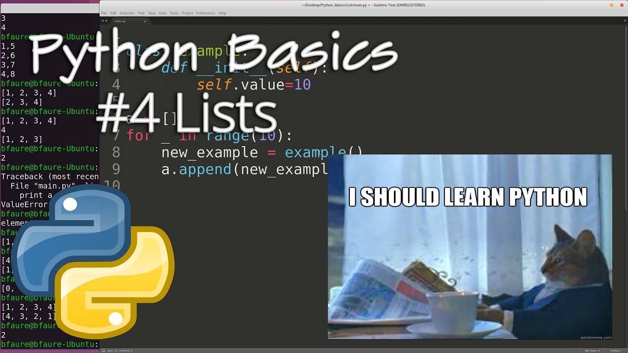 Python Data Structures #4: List Object