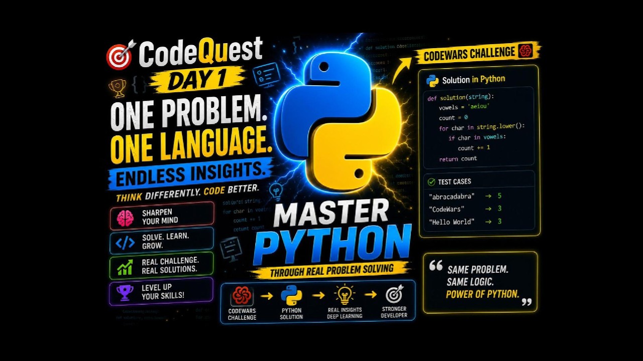 I Solved a CodeWars Challenge Using Python (Full Breakdown) 🐍🔥