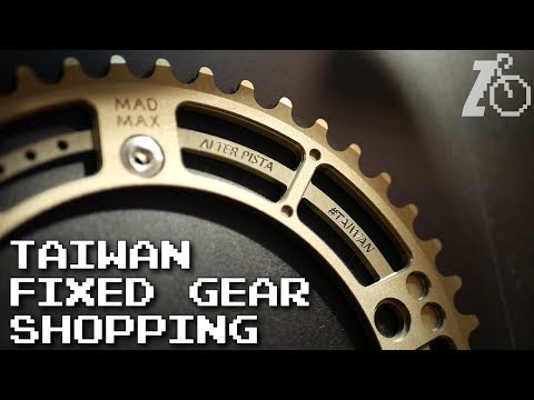 Fixed Gear Shopping in Taiwan | Fixed Gear Cycling Vlog