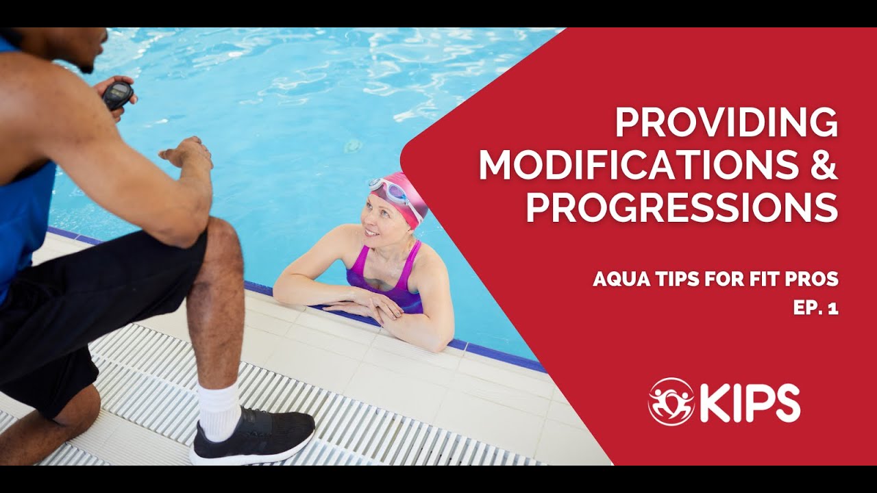 Aqua Fitness Progressions & Modifications [Enhance Your Classes]