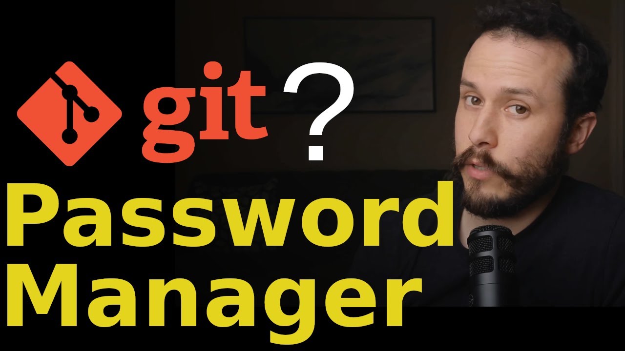 Self Host A Minimalist, Password Manager: Git + Command Line!