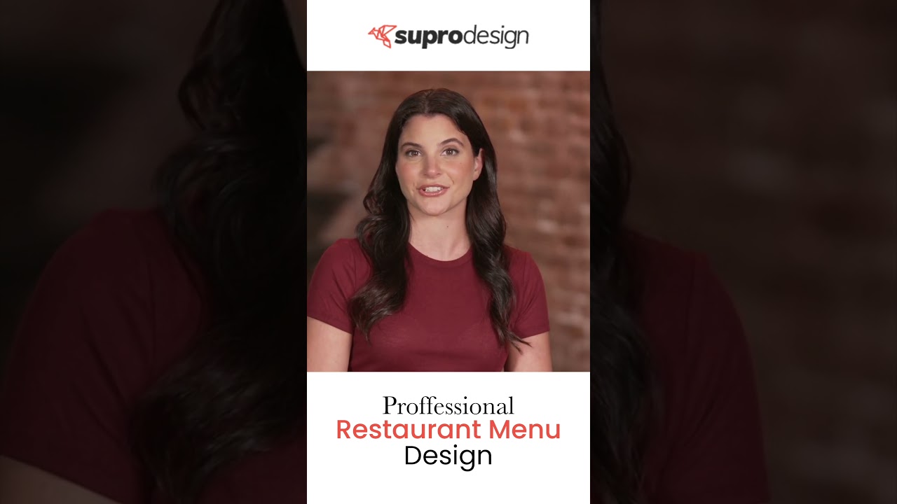 Professional Restaurant Menu Design | SuproDesign