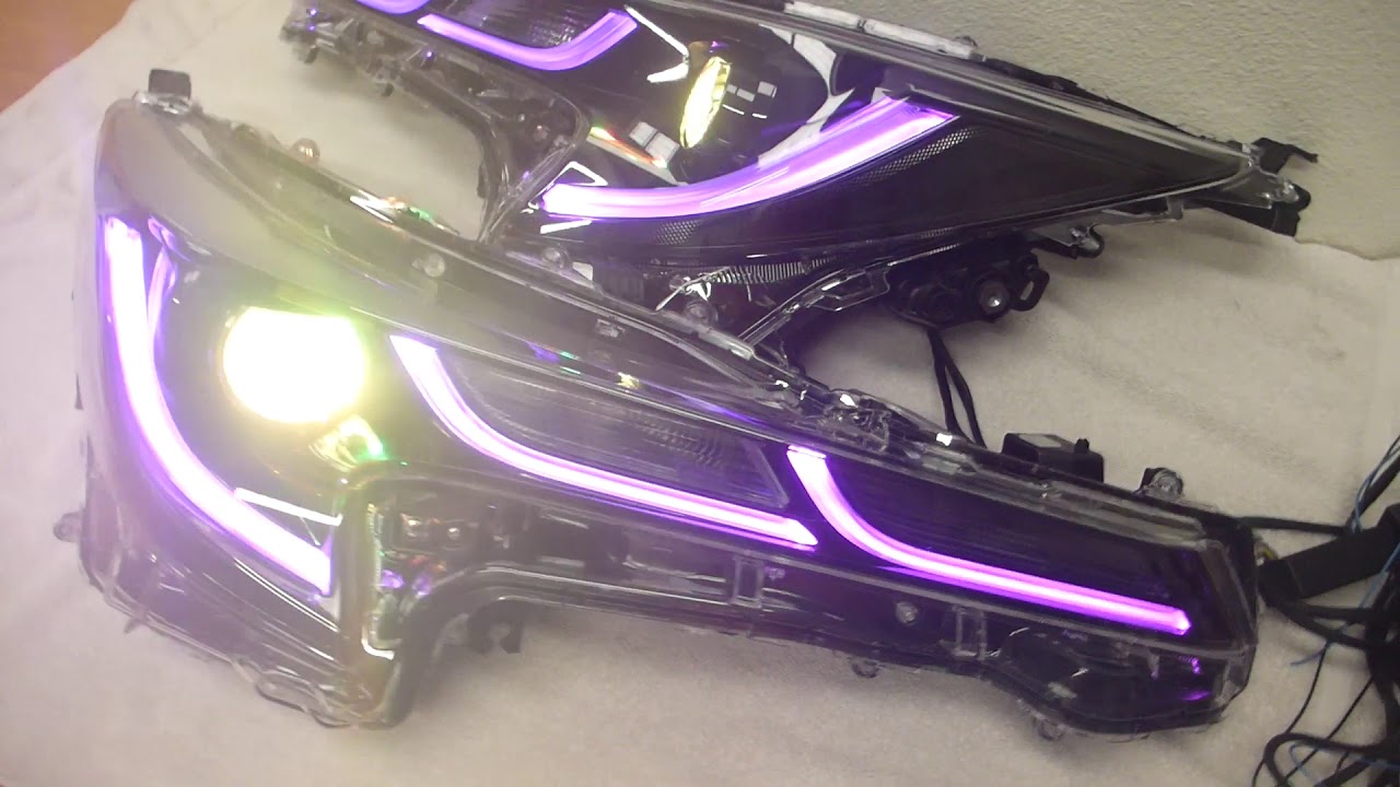2019 Corolla Custom RGBW Headlights (First Everrrr!)