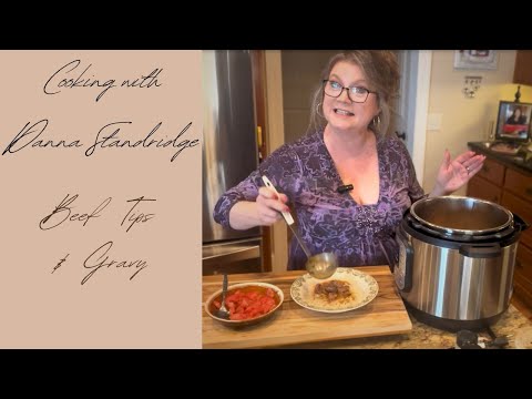 Beef Tips and Gravy | Quick Instant Pot Recipe