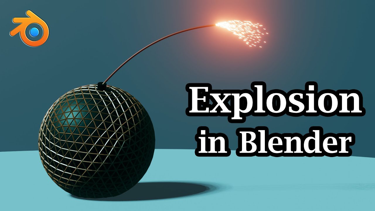 Create An Explosion In Blender | Explode Modifier For Explosive Objects | Blender Eevee & Cycles