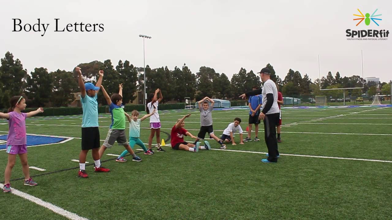 Body Awareness and Coordination with Kids: Body Letters