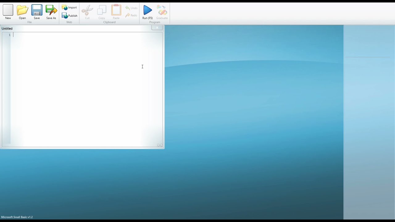 Microsoft small Basic tutorial 4 (How to get the current time in Small basic)