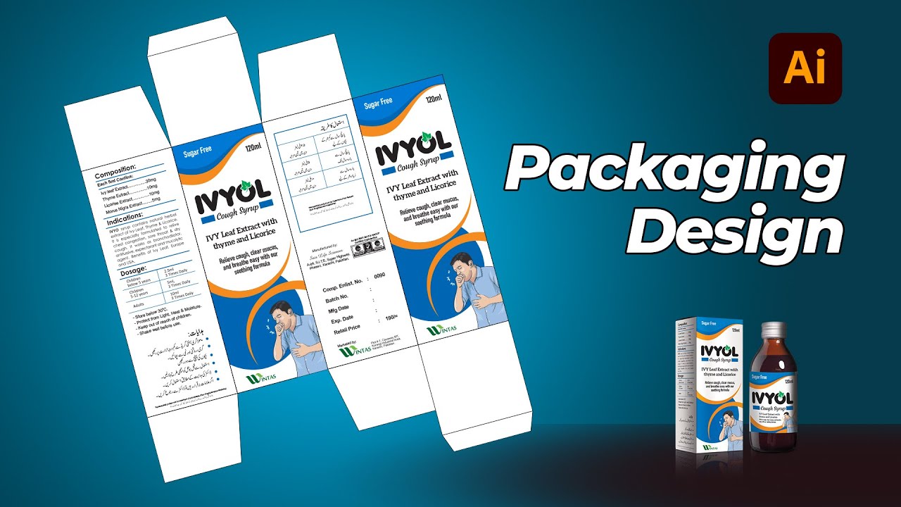 Packaging Design in Adobe Illustrator @designartYT