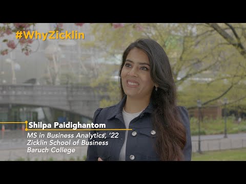 WhyZicklin: MS in Business Analytics with Shilpa Paidighantom ('22)