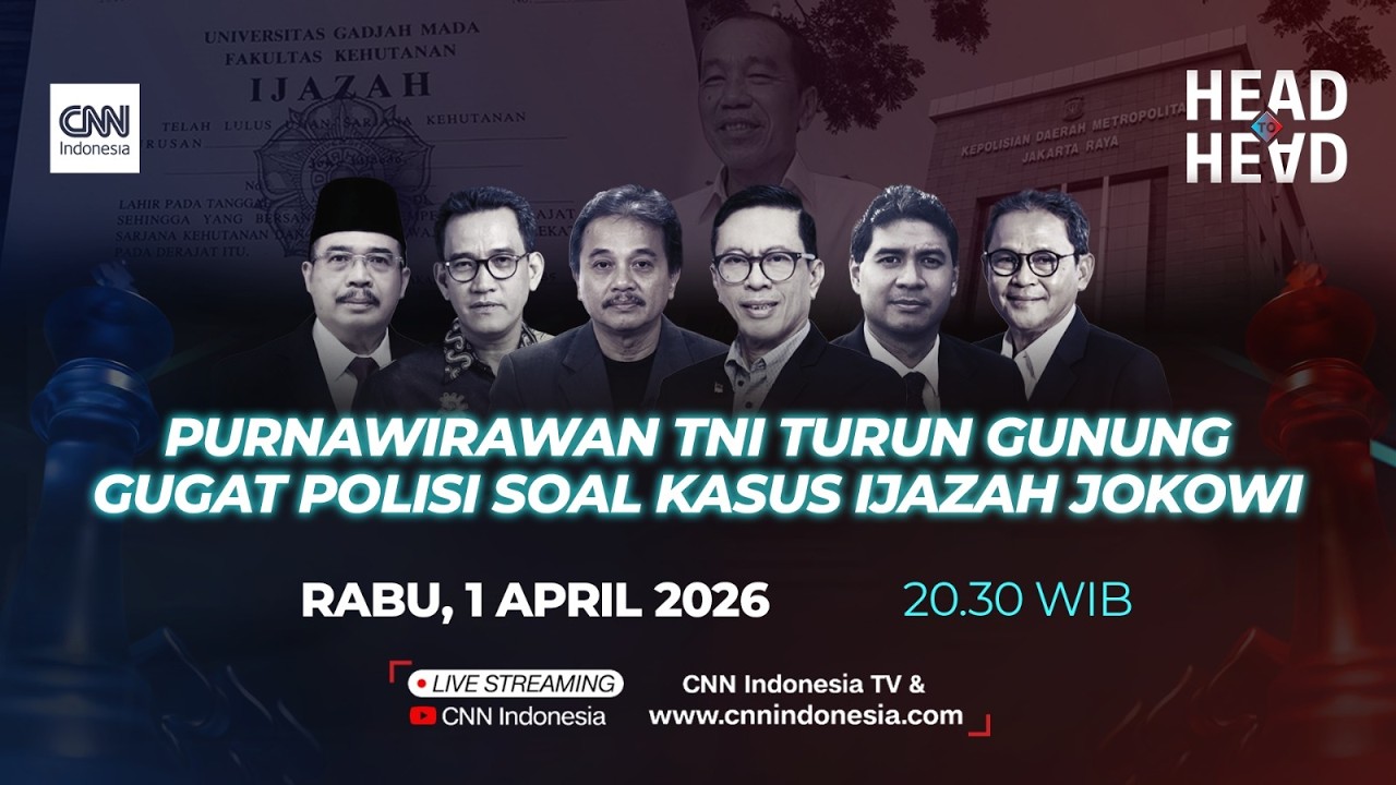 Purnawirawan TNI Turun Gunung Gugat Polisi Soal Kasus Ijazah Jokowi | Head to Head