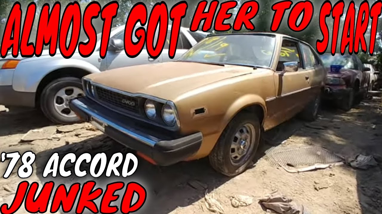 1978 Honda CVCC Accord Hatchback Junkyard Find