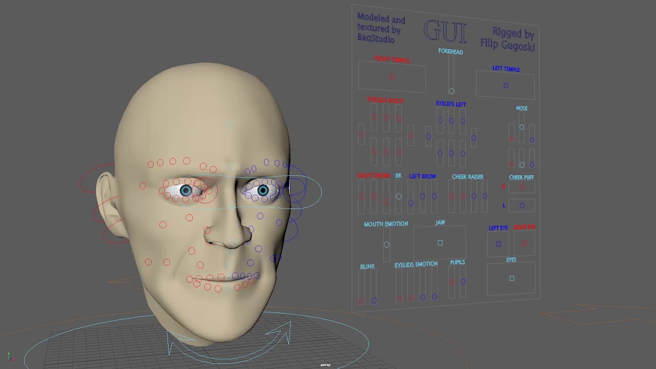 Eye Rolling Test Animation