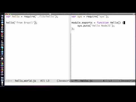 NodeCasts.org - Episode 1 - Basic Steps