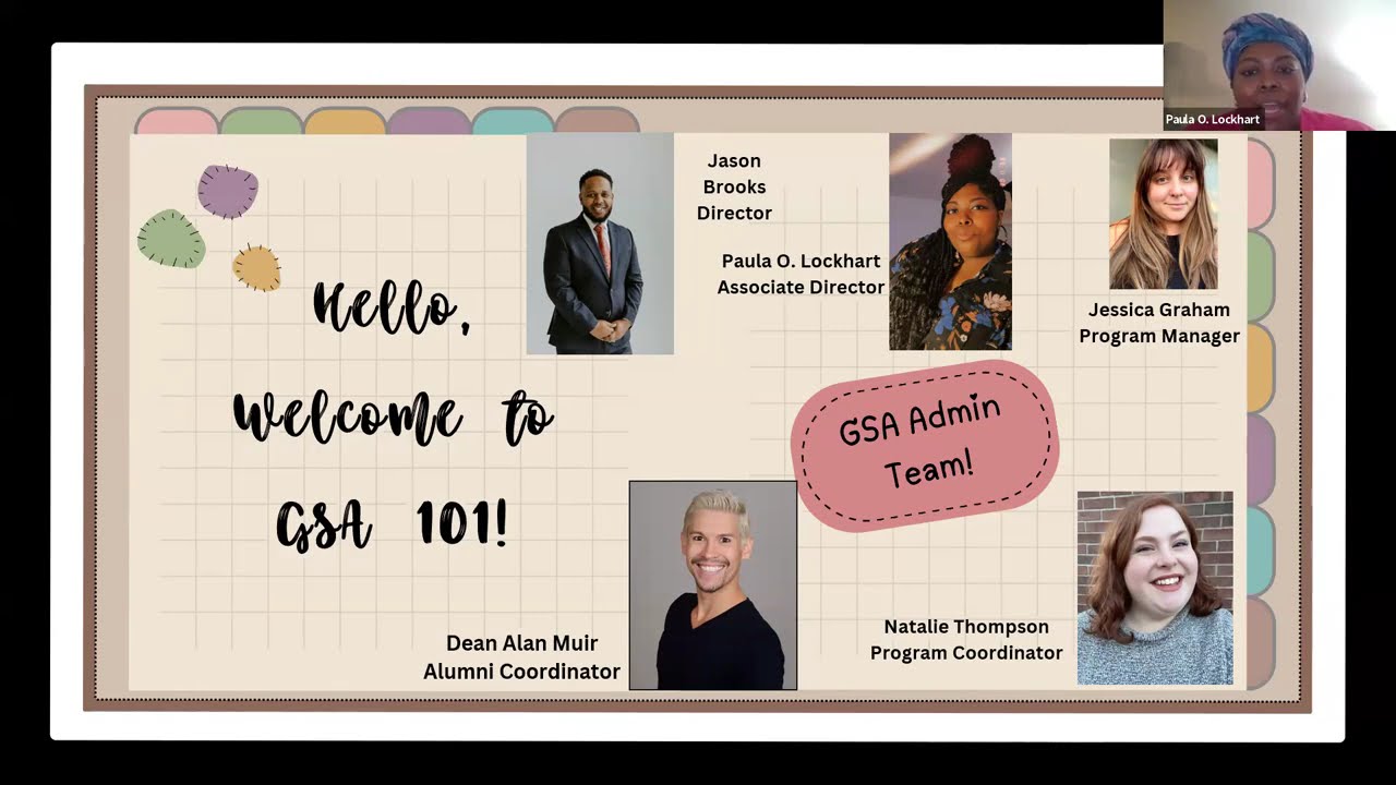Fall Webinar Series: GSA 101! November 6th, 2024