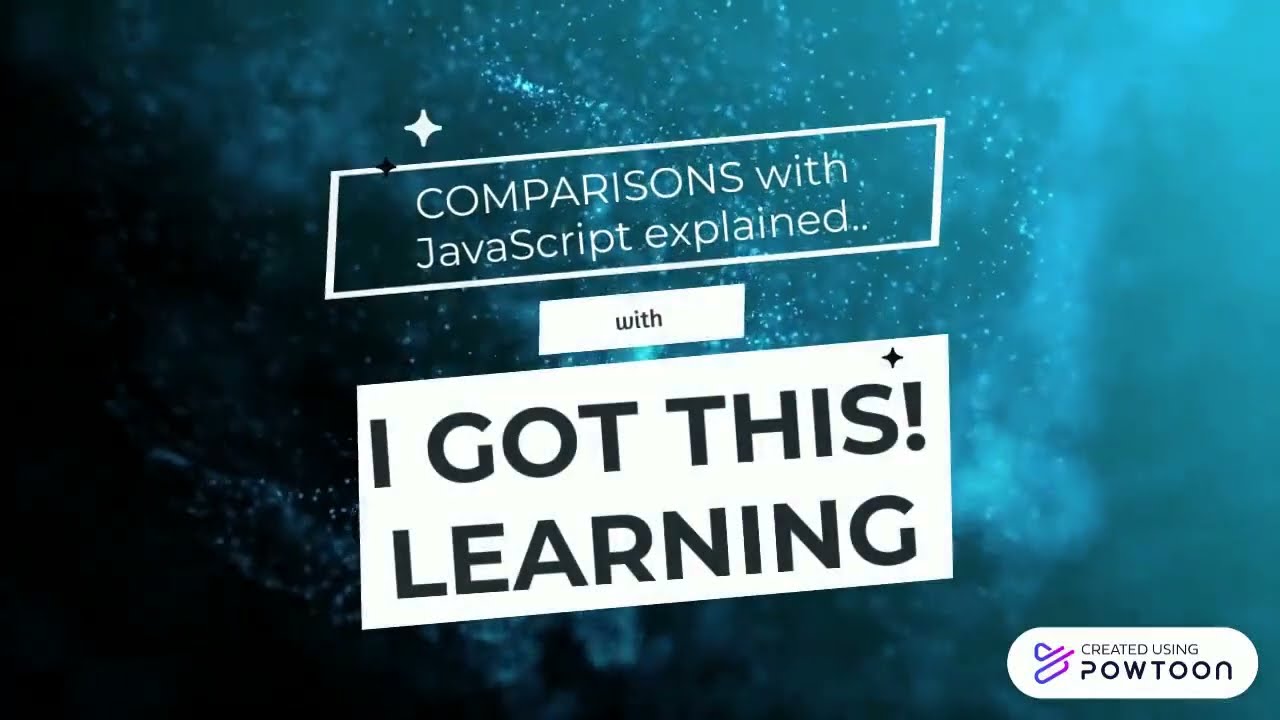 JavaScript comparison in 3 minutes