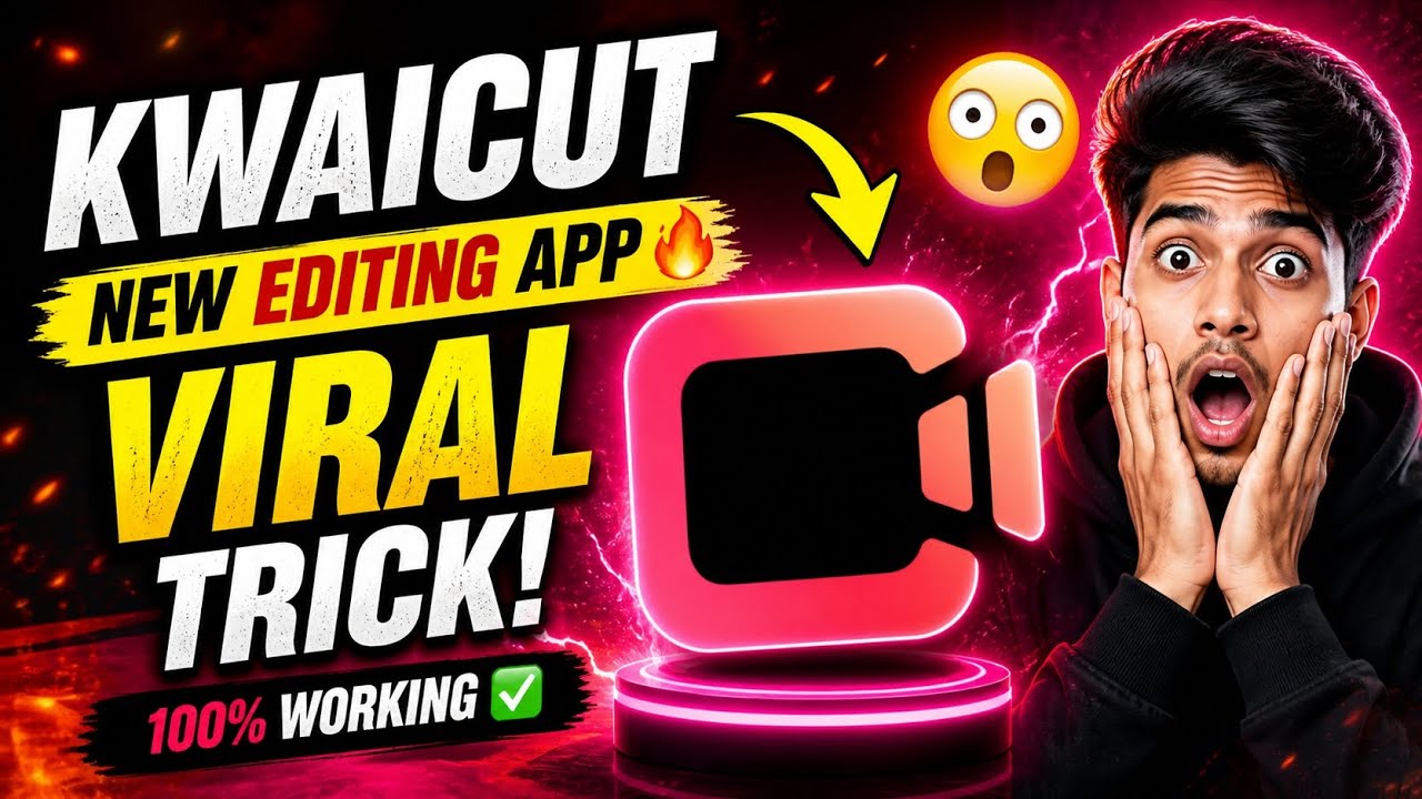 🔴KWAICUT NEW EDITING APP🔥VIRAL 😮TRICK! 🔴100%WORKING♻️