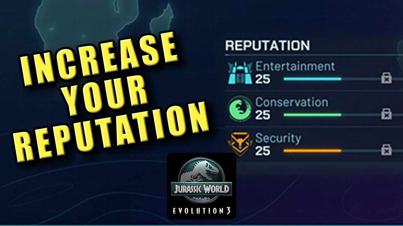 How to increase your Security Reputation Jurassic World Evolution 3 - Increase Reputation Limit