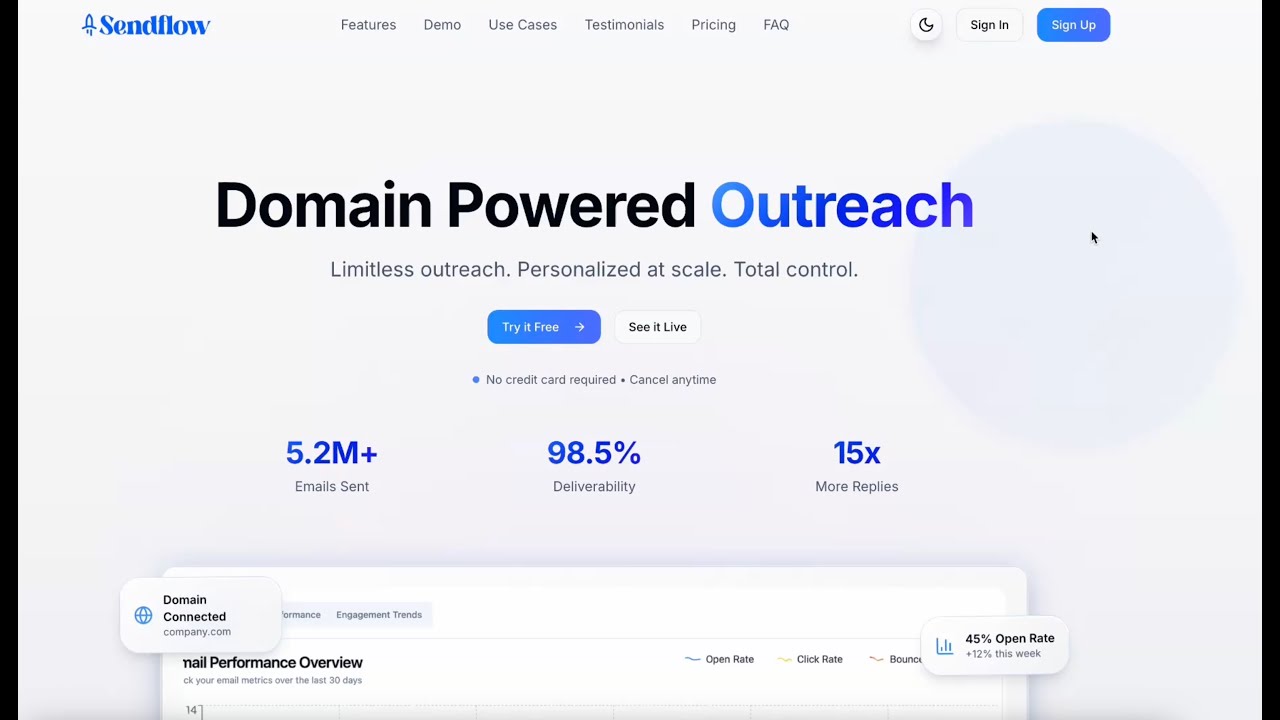 Sendflow.ai Full Cold Email Tutorial - From Setup to Sending (Easy)