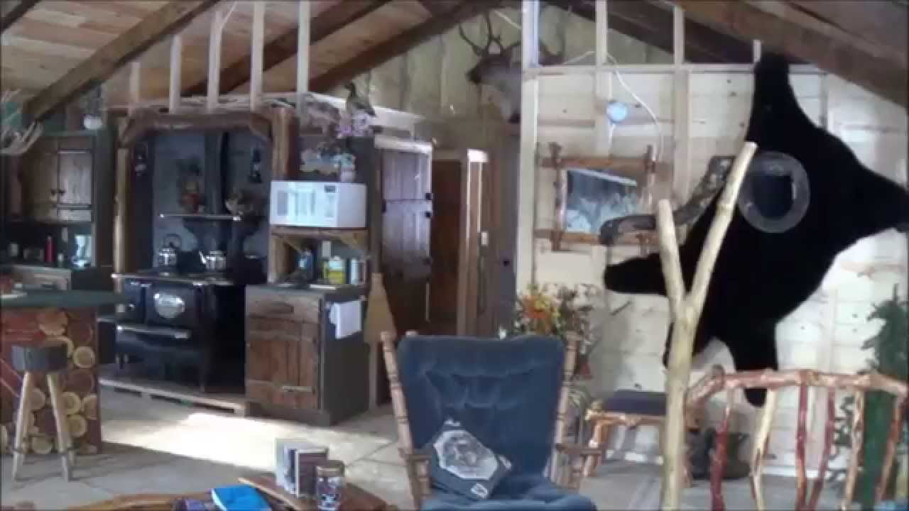 THE BACKWOODS CABIN. Episode 18. Interior Stone, Worksop, Outhouse.