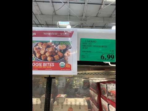 VEGGIE BITES DON LEE ORGANIC GLUTEN FREE TATOR TOT STYLE NON GMO TASTY SNACKS AND MEALS COSTCO VEGAN