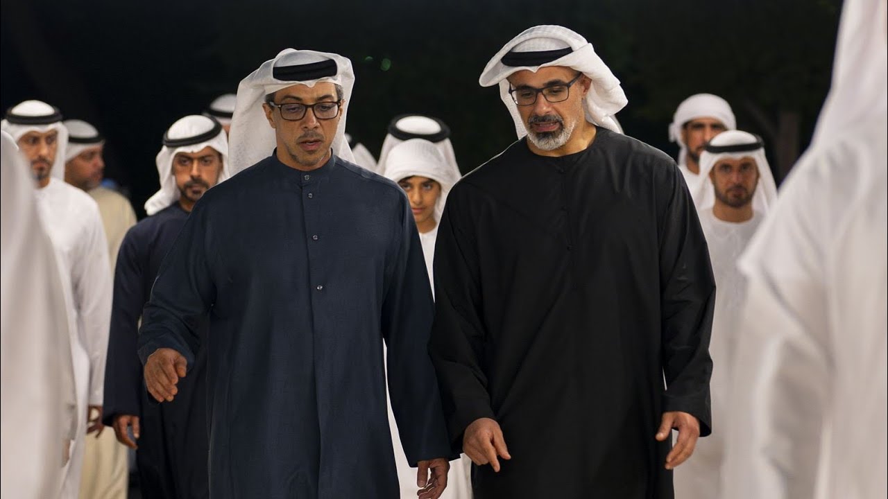 Sheikh Mansour bin Zayed and Sheikh Khaled bin Mohammed Bin Zayed attend Ramadan Majlis