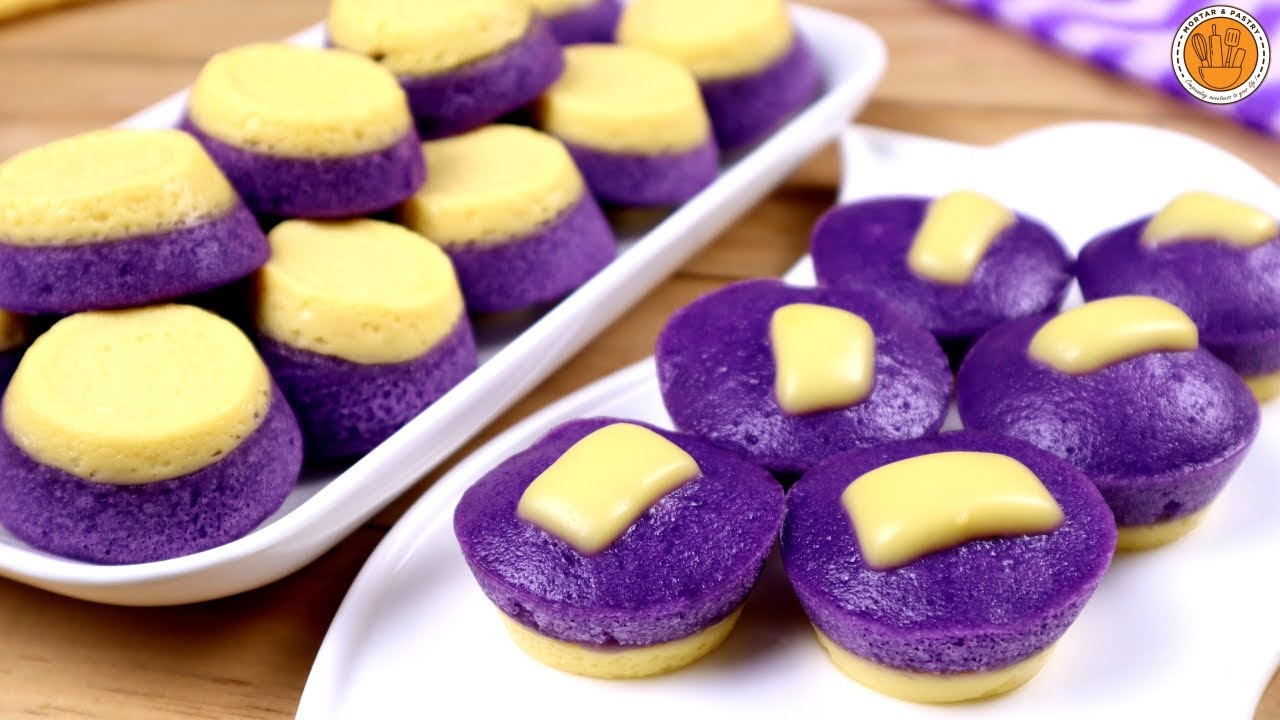 Ube Cheese Puto Flan | Ep. 117 | Mortar And Pastry - Cooking Videos