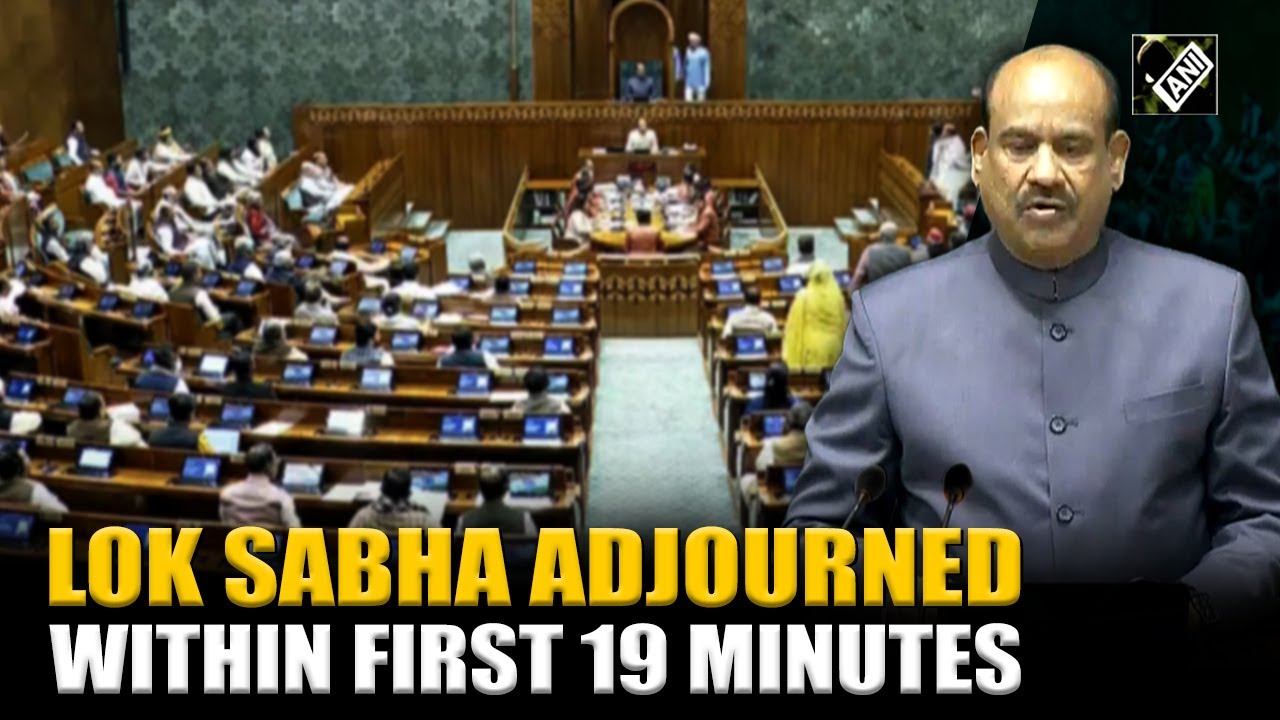 Lok Sabha adjourned after massive uproar by Opposition over SIR issue | Parliament Winter Session