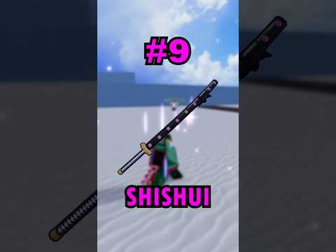 Top 10 Best Swords for Grinding in Blox Fruits #bloxfruits