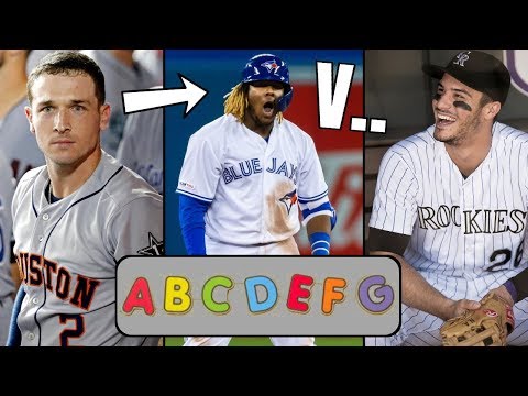 RANKING BEST MLB PLAYERS BY THE ALPHABET (NAMES A-Z)