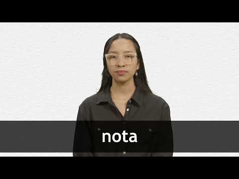 English Translation of “NOTA” | Collins Spanish-English Dictionary