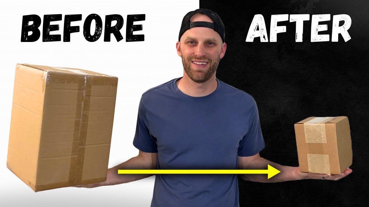How to Resize a Cardboard Box | Easy DIY Shipping Tutorial