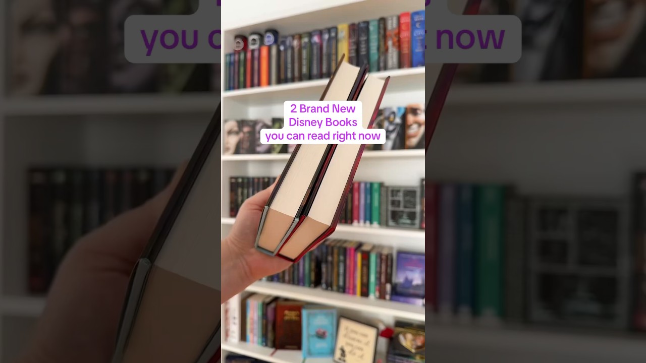 2 brand new Disney books you can read right now! #disney #disneybooks #booktube #booktok