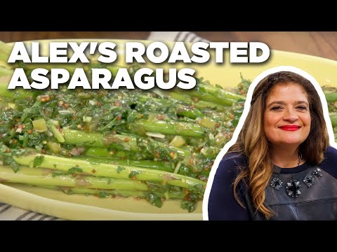Alex Guarnaschelli's Roasted Asparagus with Salsa Verde | Food Network