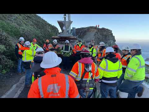 Rocky Creek Slip Out Emergency Project- Permanent Structure Construction Highlights